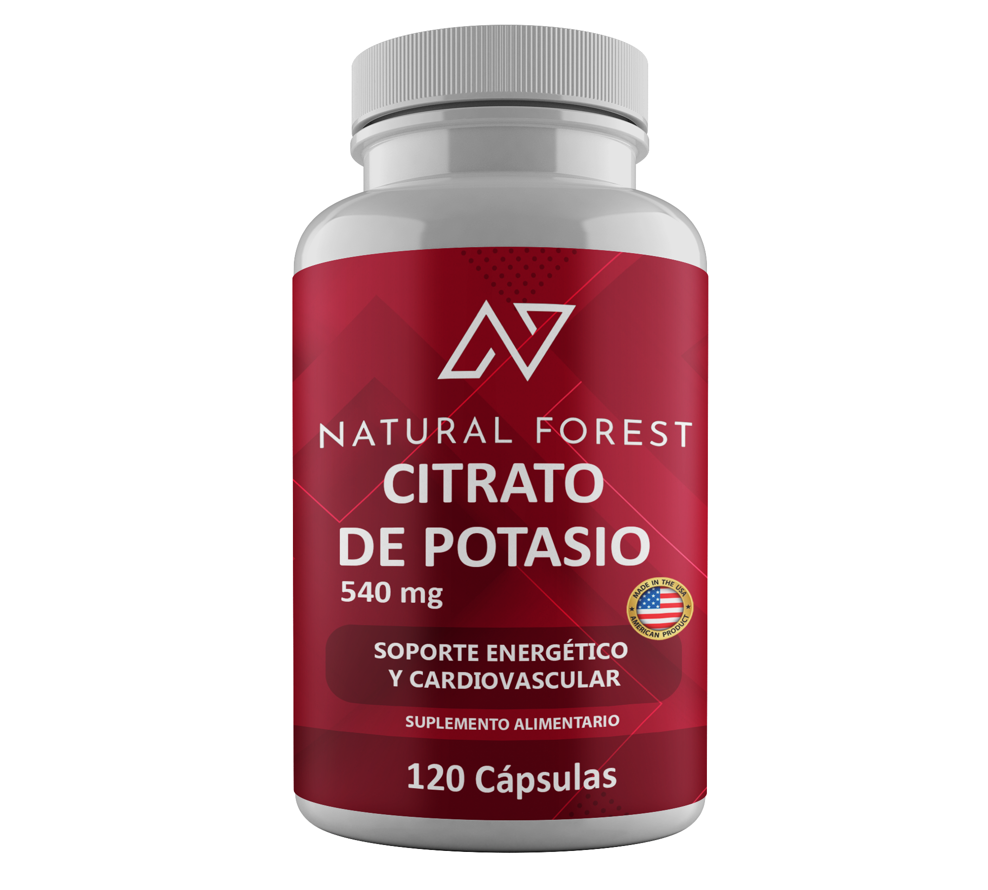 Citrato De Potasio 540mg 120 Capsulas – Natural Forest